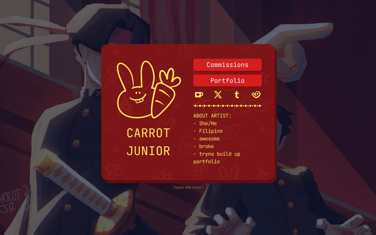 Carrot's Carrd